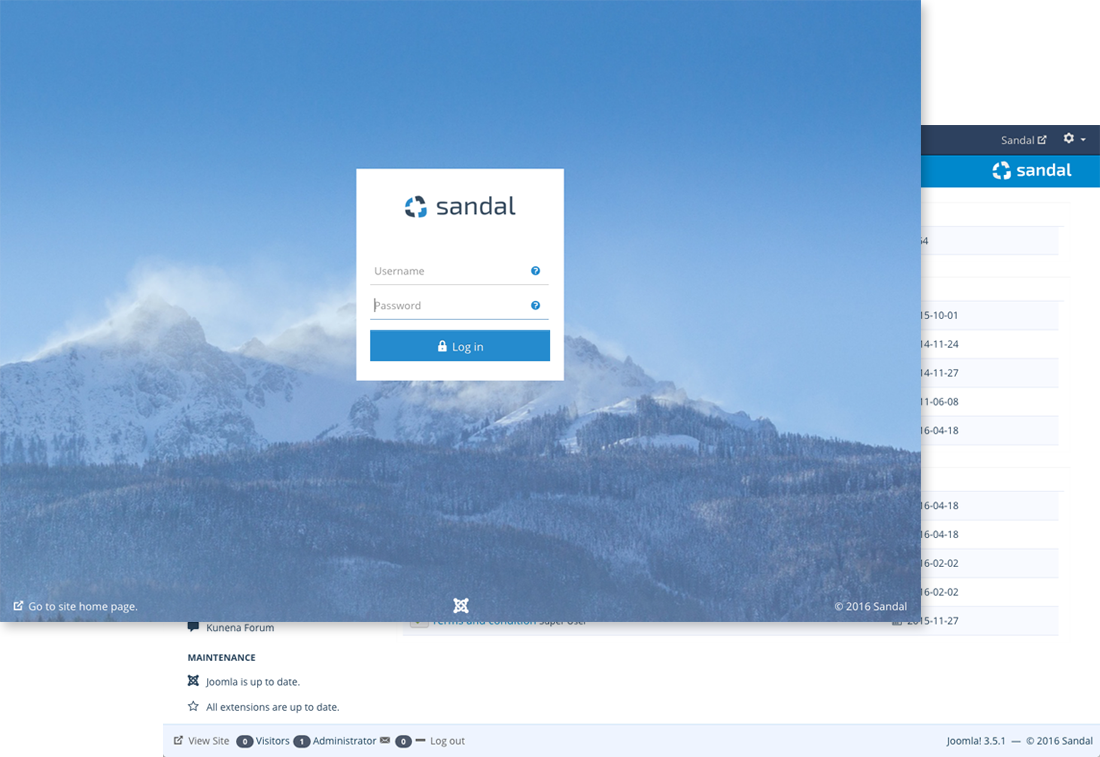 Admin Template